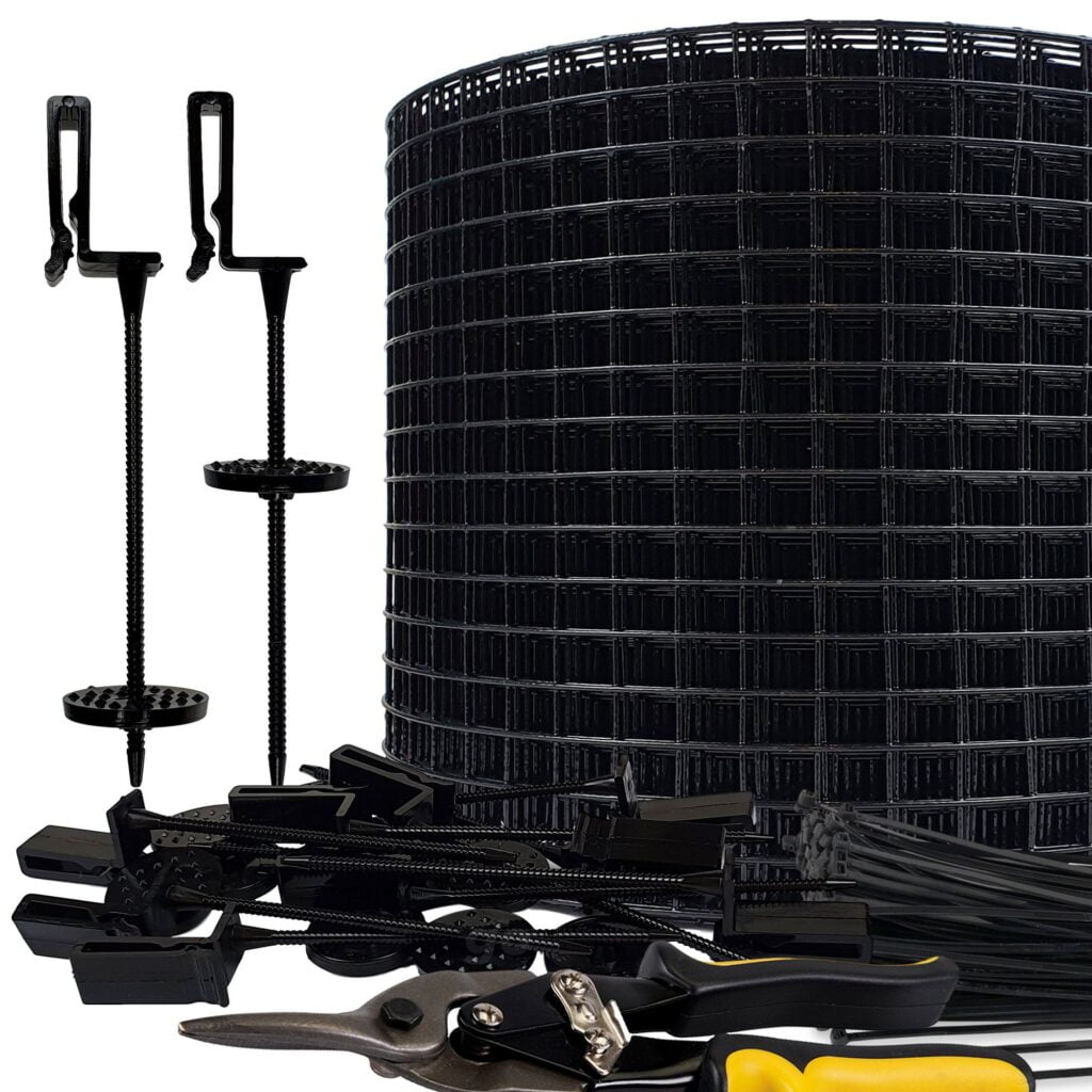 Solar Mesh PVC Coated & Clip Kit - Solar Panel Bird Control Mesh Proofing